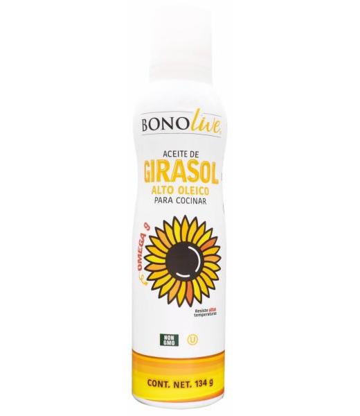 ACEITE DE GIRASOL SPRAY 134 G BONOLIVE