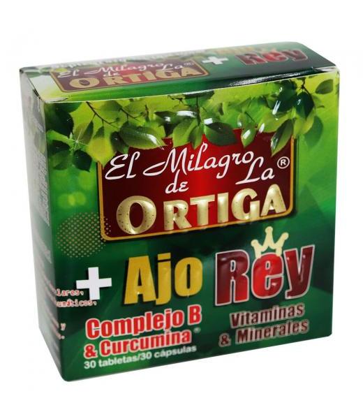 Tunatural.com - AJO REY EL MILAGRO DE LA ORTIGA C 30 TBS.Y 30 CAPS ...