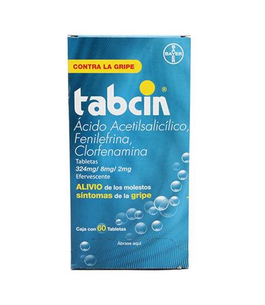 ANTIGRIPAL TABCIN EFERVESCENTE CON 60 TABLETAS