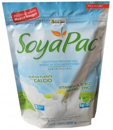 BEBIDA DE SOYA NATURAL 500 G SOYAPAC