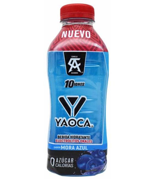 BEBIDA HIDRATANTE CON ELECTROLITOS MORA AZUL 630 ML YAOCA