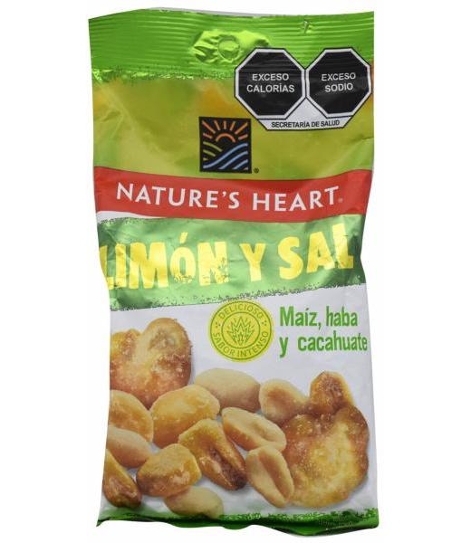 BOTANA MIX LIMON Y SAL 170 G NATURES HEART