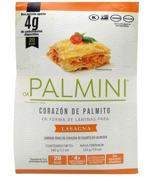 PASTA CORAZON DE PALMITO LASAGNA 340 G PALMINI