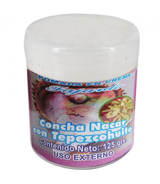 POMADA EN CREMA CONCHA NACAR C TEPEZCOHUITE. 125 GR. CENTRO BOTANICO ...