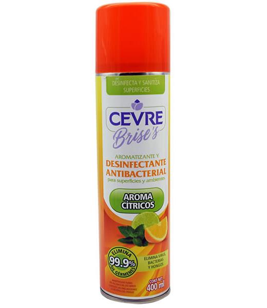 SANITIZANTE EN SPRAY AROMA CITRICOS 400 ML CEVRE BRISES