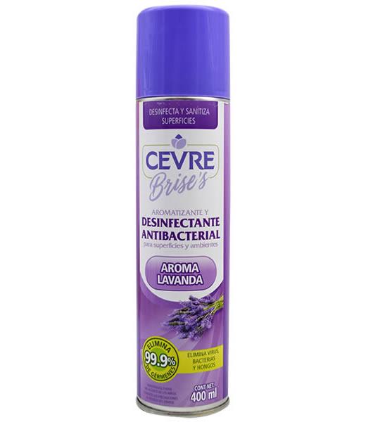 SANITIZANTE EN SPRAY AROMA LAVANDA 400 ML CEVRE BRISES